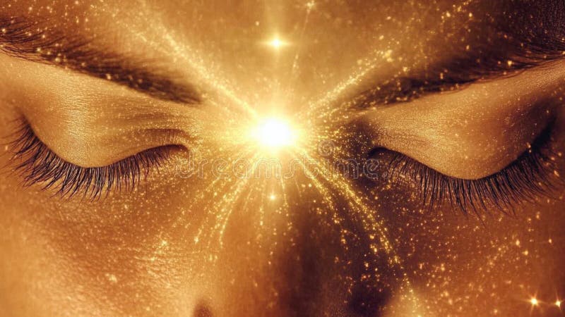 Starseed Wanderer Woman Clairvoyance Having a Premonition Insight Using ...