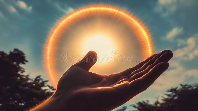 Arms Raised To the Sky Praising Praying To Holy Spirit, Divine ...