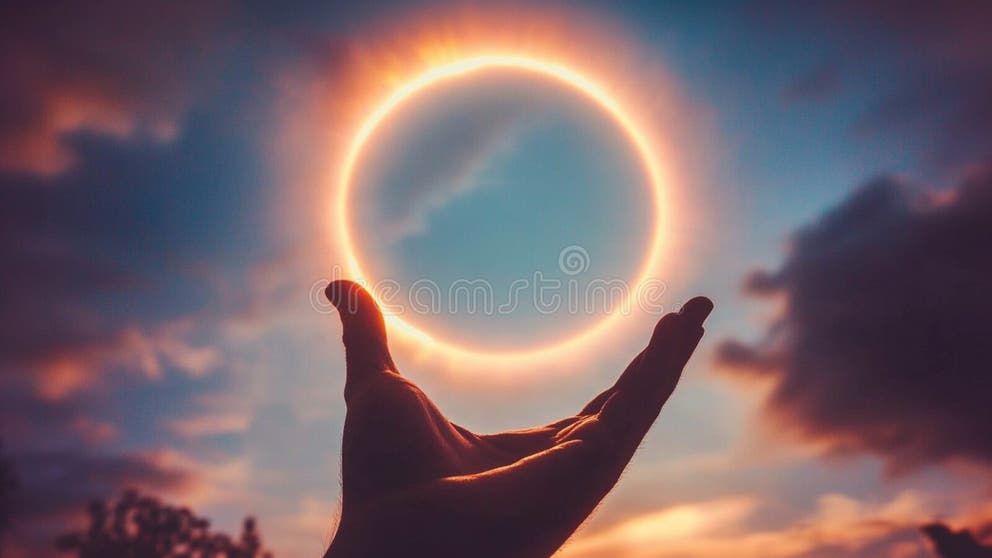 Arms Raised To the Sky Praising Praying To Holy Spirit, Divine ...