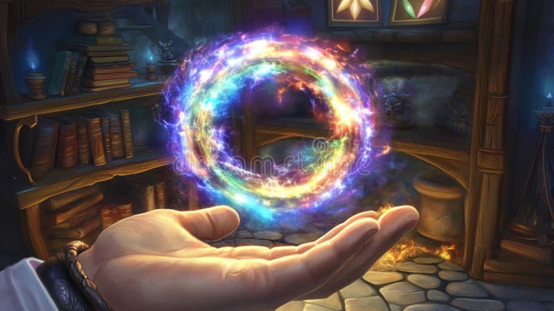 Occultist Shaman Magician Sorcerer Wizard Prophet Doing Magic and ...