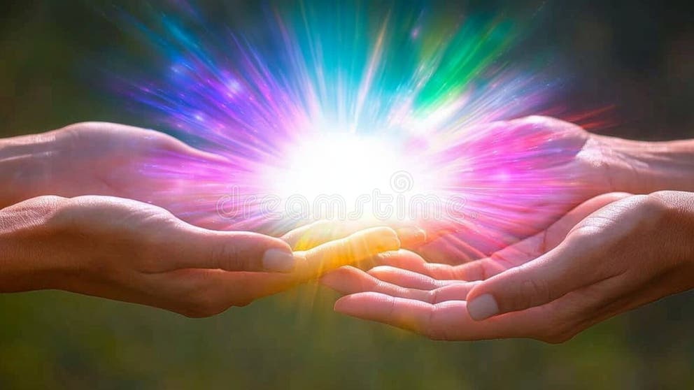 Holistic Reiki Healer Healing, Praying, Blessing, Holding Hands in ...