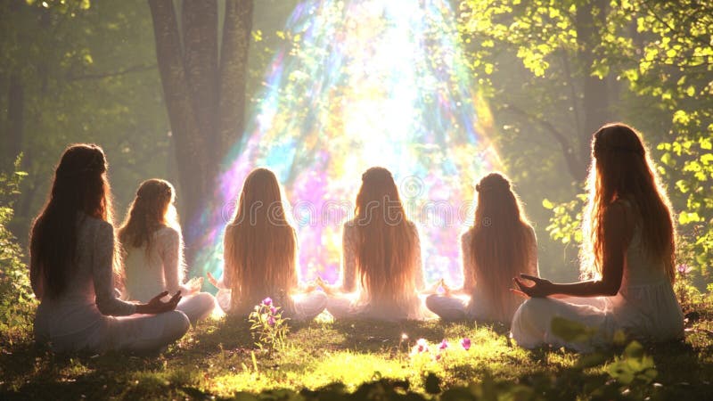 Global Group Meditation Ceremony Ritual in Native Light Tribe Community ...