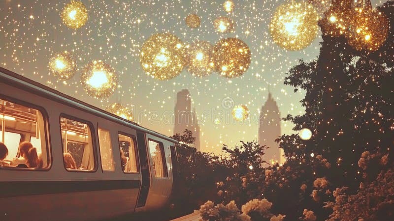 Cosmic Underground Subway Station in an Ethereal Dream Plane Realm ...