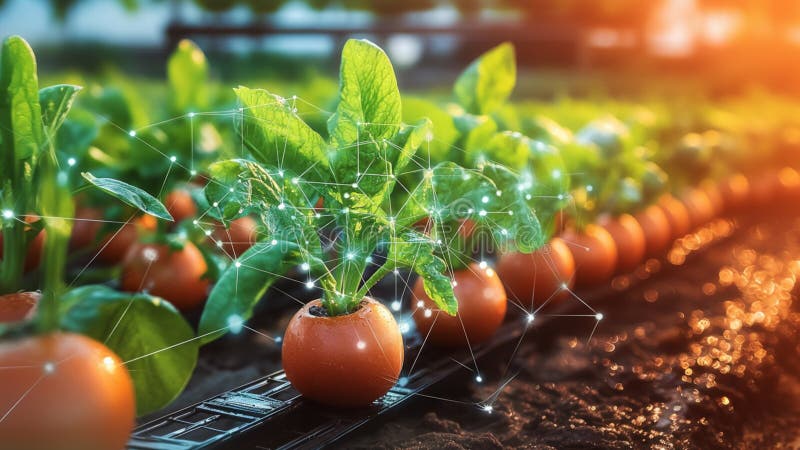 Exotic Fruit Representing Smart Farming Futuristic Agriculture Using ...