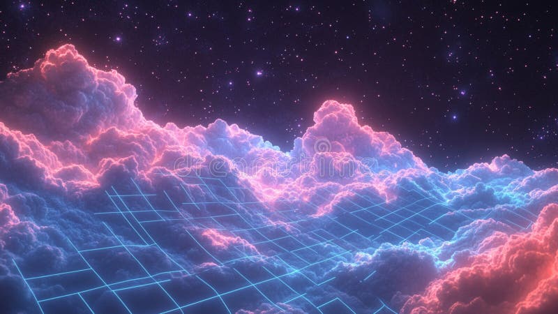 The Very Fabric of Space and Time Stock Illustration - Illustration of ...