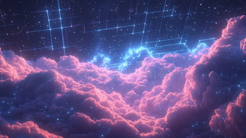 The Very Fabric of Space and Time Stock Illustration - Illustration of ...