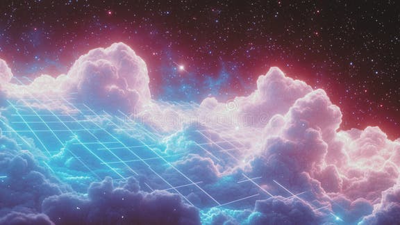 The Very Fabric of Space and Time Stock Illustration - Illustration of ...