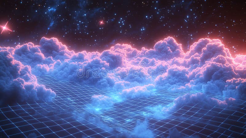 The Very Fabric of Space and Time Stock Illustration - Illustration of ...