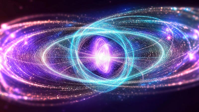 Quantum Infinity Symbol Magic Hologram Ripple Effect Stock Illustration ...