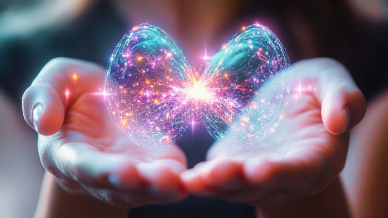 Quantum Infinity Symbol Magic Hologram Stock Illustration ...