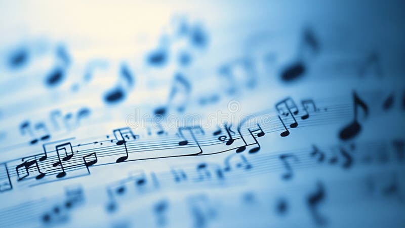 A Classical Music Book with Beautiful Melodies Background Stock ...