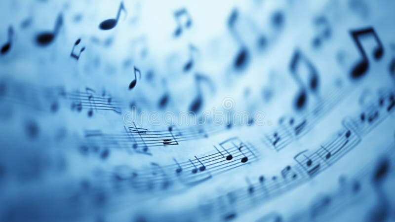 A Classical Music Book with Beautiful Melodies Background Stock ...