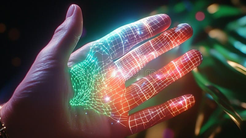 Matrix Movie Metaverse Human Hand Blueprint Stock Illustrations – 13 ...