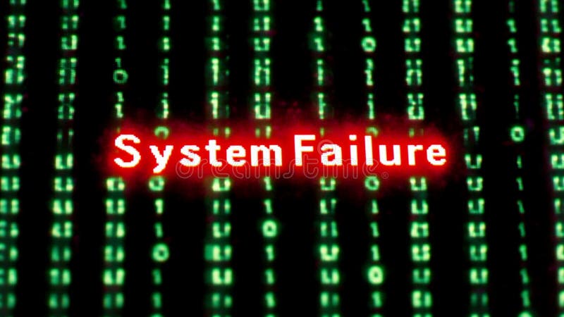 A Digital Computerized Matrix Movie Like Message System Failure Alert ...