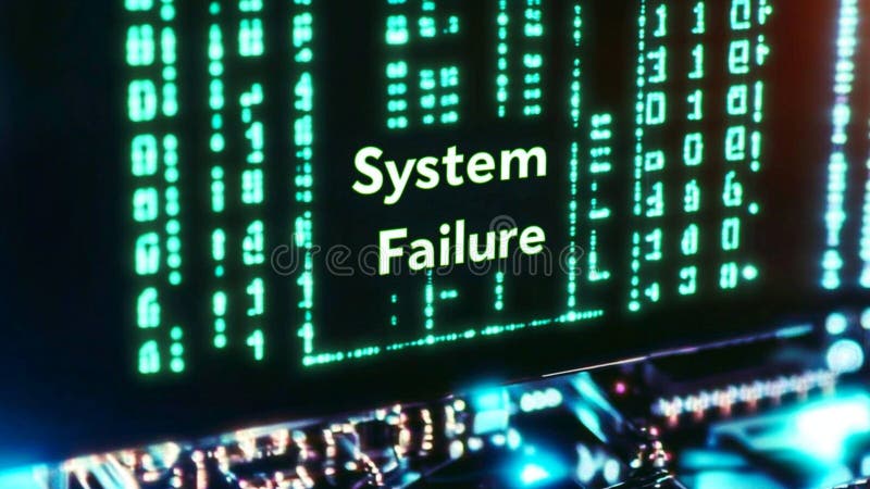 A Digital Computerized Matrix Movie Like Message System Failure Alert ...