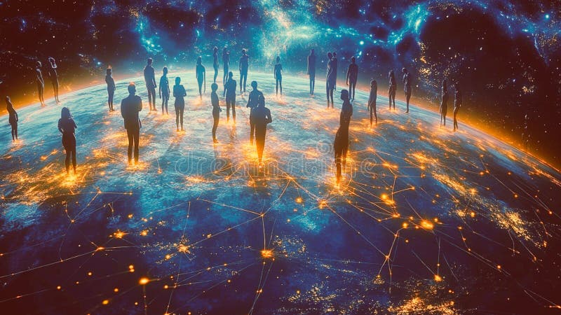 Humanity Manking Humankind Human Civilization Symbol Stock Illustration ...