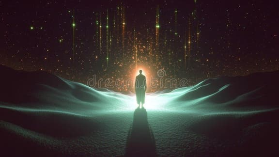 Angelic Ethereal White Light Being Emitting a Beautiful Cosmic Energy ...