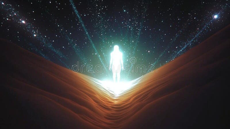 Light Being stock illustration. Illustration of spiritual - 56588659