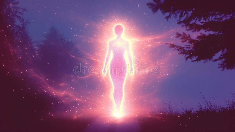 Angelic Ethereal White Light Being Emitting a Beautiful Feminine Energy ...