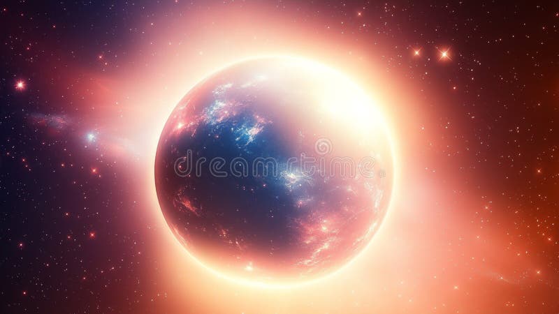 Beautiful Ethereal Higher Dimensional Alien Planet Stock Illustrations ...