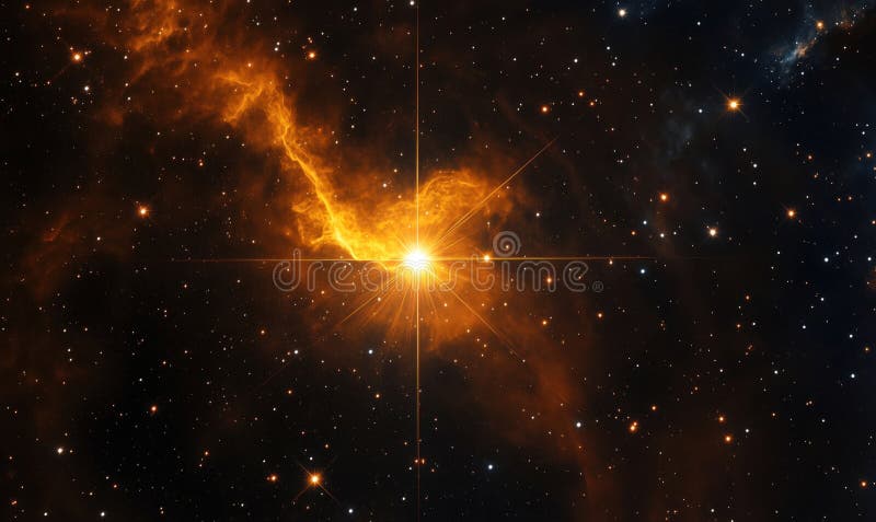 Stunning Cosmic Nebula with Bright Star Formation Illuminating ...