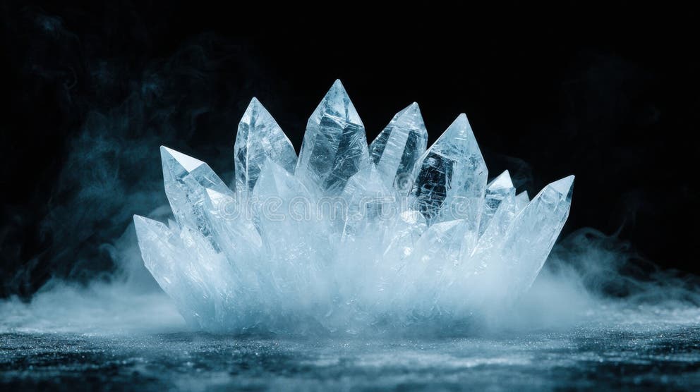 Clear Quartz Cluster Stock Illustrations – 2,513 Clear Quartz Cluster ...