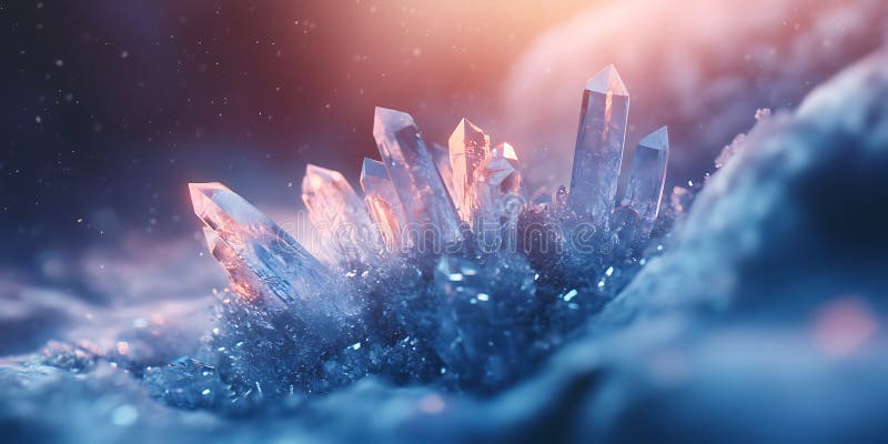 Stunning Crystal Formation a Breathtaking Image Stock Photo - Image of ...
