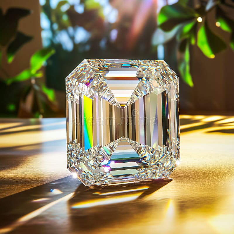 A Stunning Crystal Sculpture Reflecting Light Beautifully, Perfect for ...