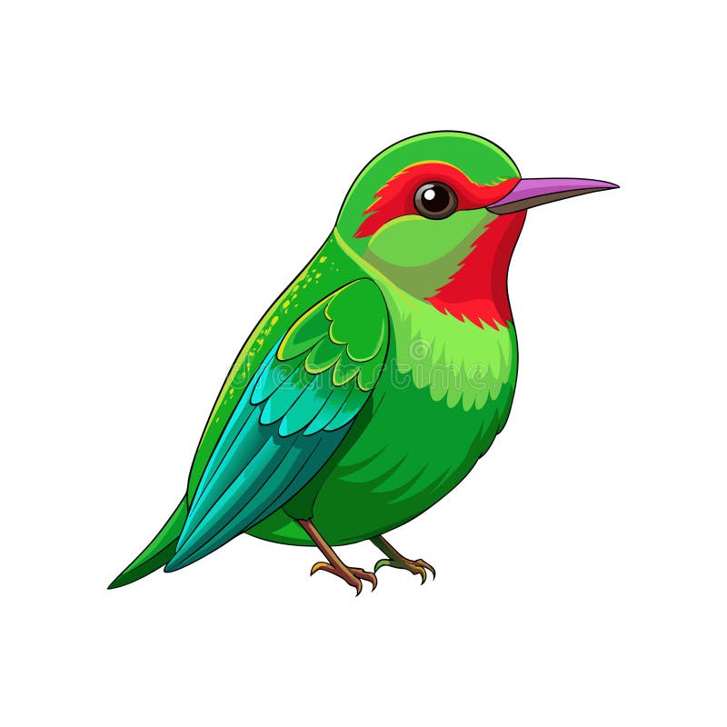 Stunning Cuban Tody Bird Vector Stock Illustration - Illustration of ...