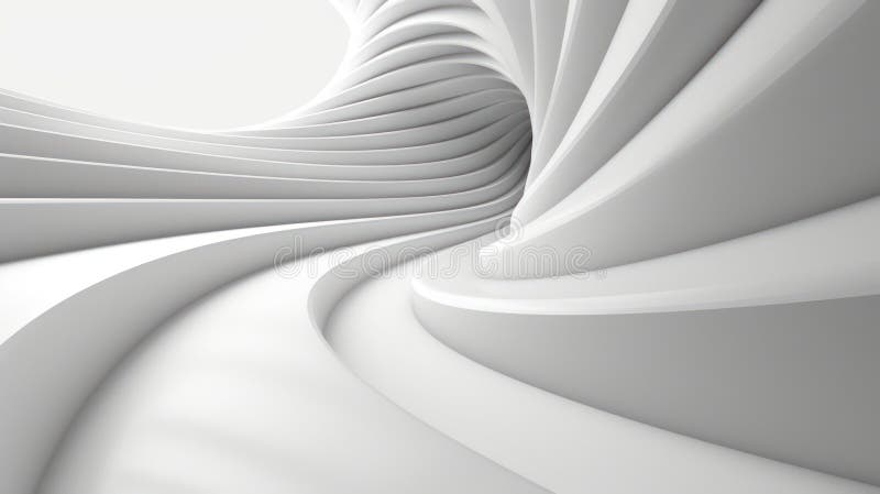 White Rotating Rings - Abstract 3D Animation Seamless Loop Stock ...
