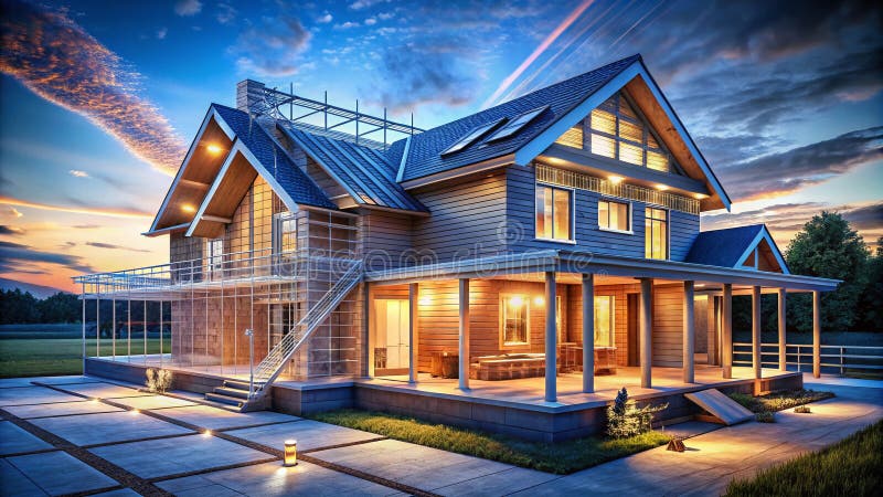 Stunning 3D Architectural Visualization House Construction on ...