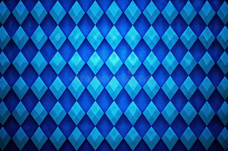 Stunning 3D Blue Diamond Checkerboard Fabric Print Vertical Stripes for ...
