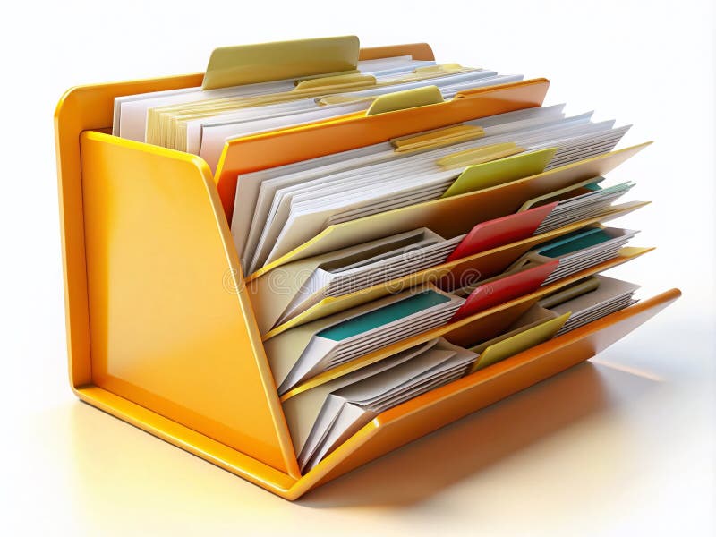 Stunning 3D Business Folder and Documents Panorama Realistic Visuals ...