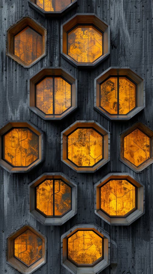 Explore an Innovative 3D Cityscape Featuring Intricate Hexagonal ...