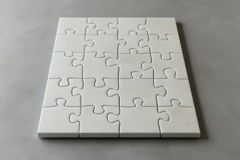 A Stunning 3D Clear Jigsaw Puzzle Mockup that is Perfect for Showcasing ...