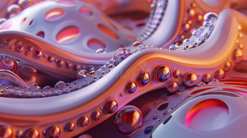 Exquisite 3D Creative Design Background. Generative AI Stock Image ...