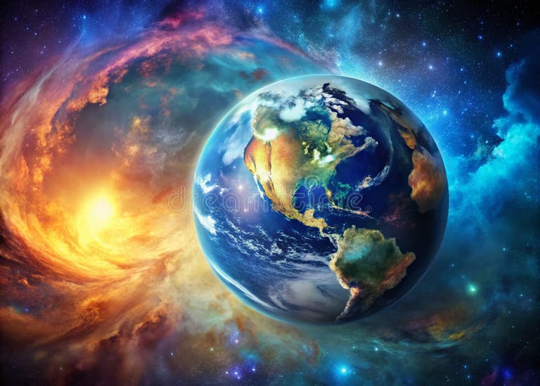 Stunning 3D Earth Globe a Visual Representation of Our Planet for ...