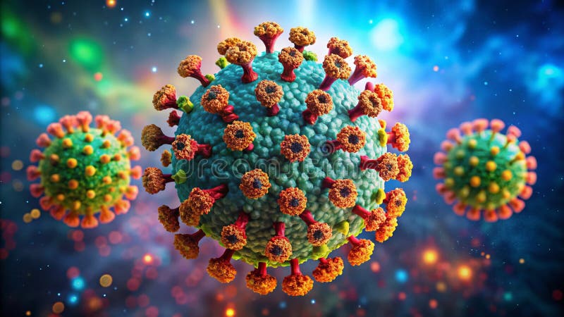 Detailed 3D Model of the Measles Virus Structure Visualizing ...