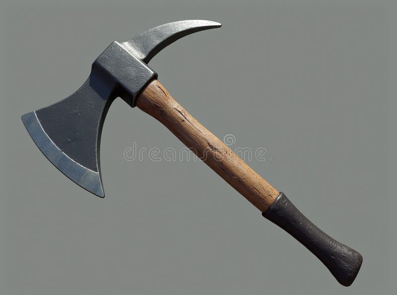 Mining Pickaxe Tool Hitting Rock Vector Icon Stock Vector ...