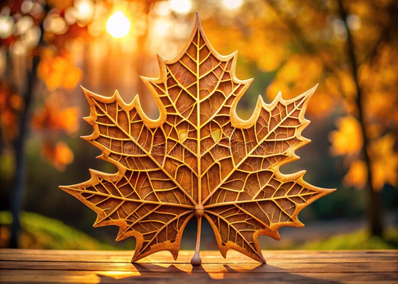 Stunning 3D LaserCut Maple Leaf Intricate Multilayer Openwork Design ...
