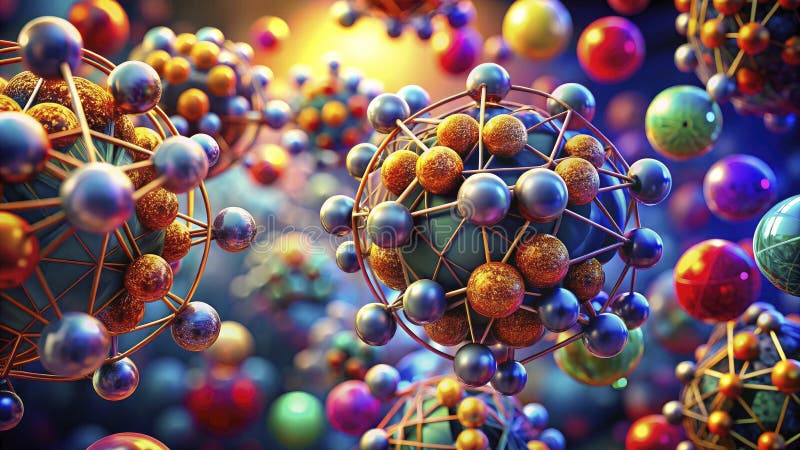 Stunning 3D Microscopic Sphere Visualization Unveiling Atomic Structure ...