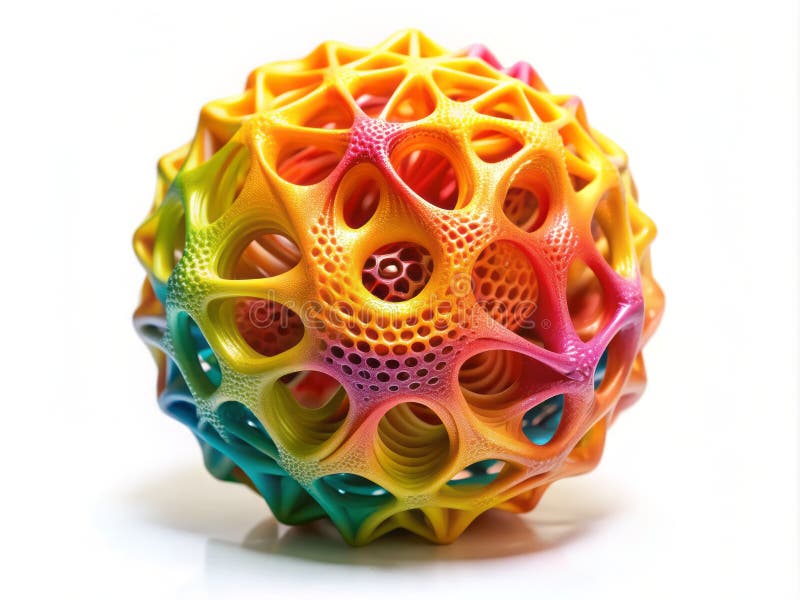 Stunning 3D Printed Abstract Resin Object Progressive Additive ...