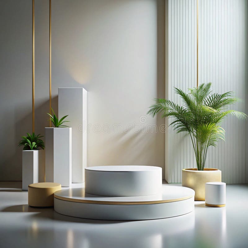 Elegant Product Display on Podium Stand: a Stylish 3D Render for ...