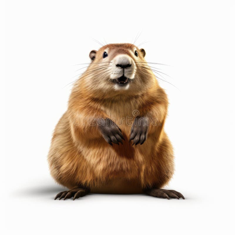 Stunning 3d Render Illustration of Groundhog in Sopheap Pich Style ...