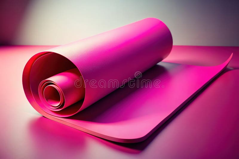 Pink Paper Scroll Unfurling Stock Illustrations – 1 Pink Paper Scroll ...