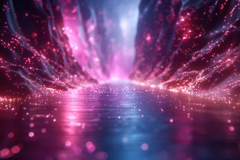 Dynamic Light Show: 3D Rendered Abstract Animation for Looping ...