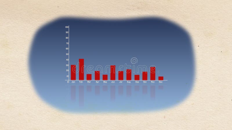 A Fluctuating Bar Graph and a Flowing Line Graph Stock Video - Video of ...