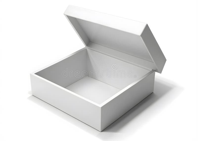 Stunning 3D Rendering of an Open Cardboard Box a Detailed Visual Guide ...