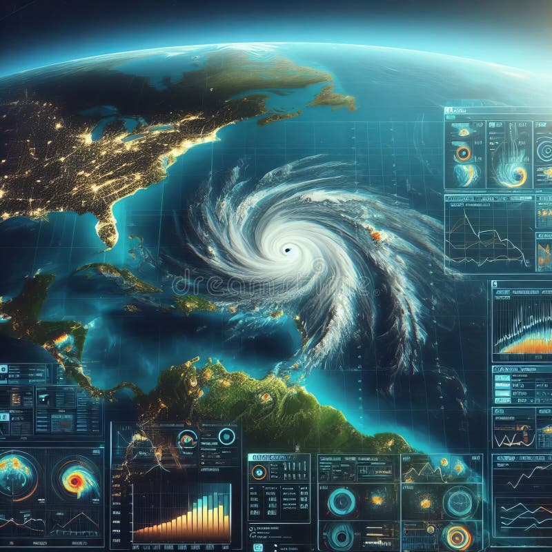 A Stunning 3D Visualization of a Hurricane Swirling in the Caribbean ...