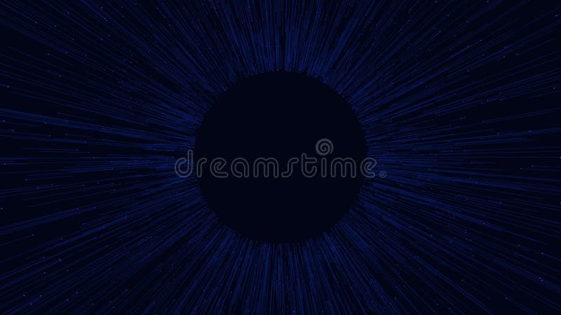 Stunning Dark Blue Circle Enveloped in Dazzling Stars Stock Video ...